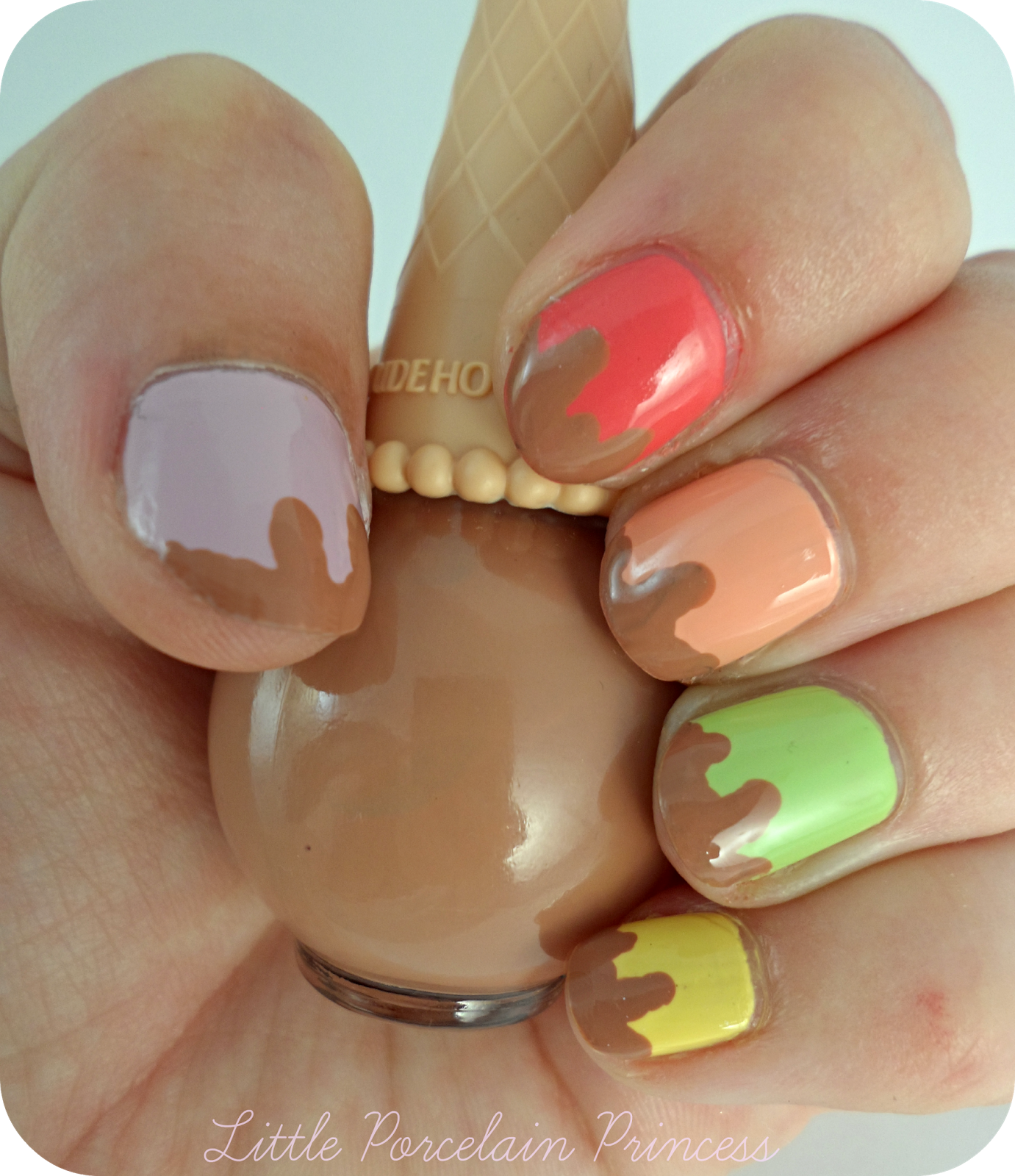 Little Porcelain Princess: Manicure Monday: Ice Cream Nails