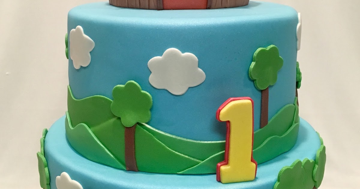 MyMoniCakes: Daniel the Tiger cake with trolley and Daniels house