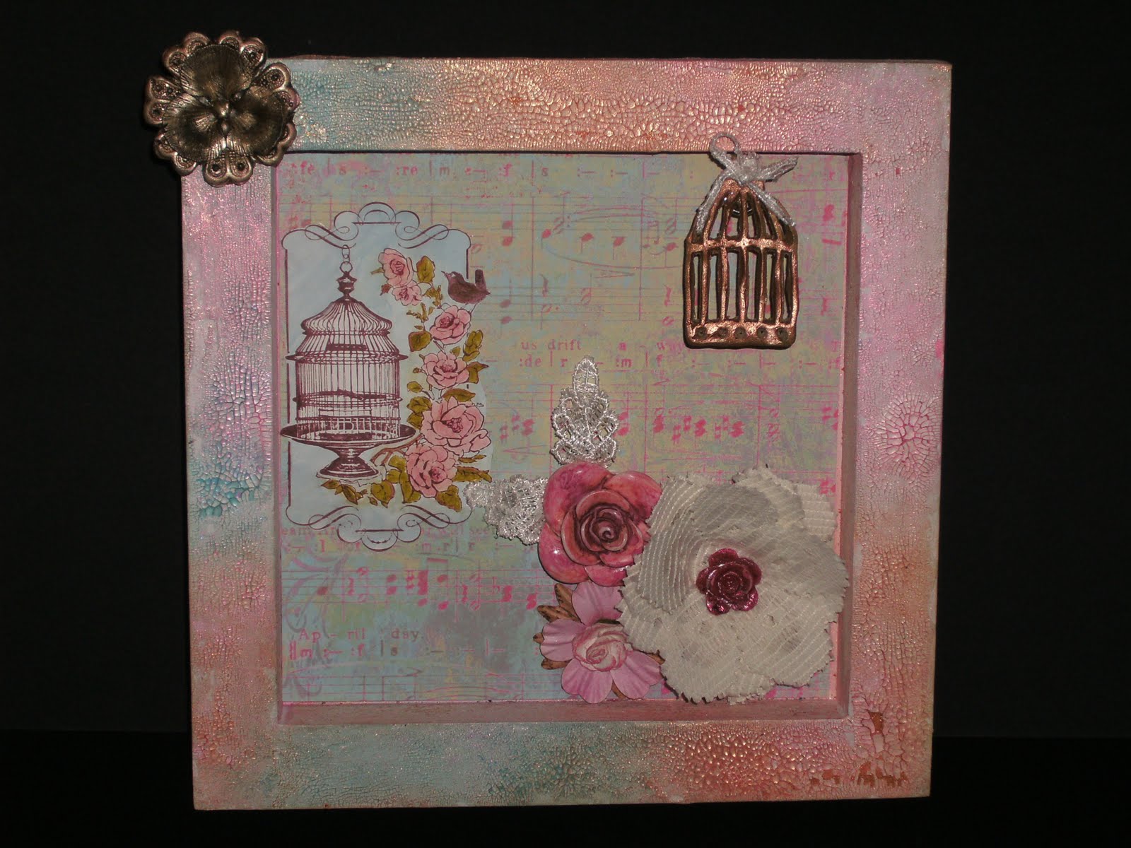 True Colours: Crafty Individuals' Bird Cage in a Frame