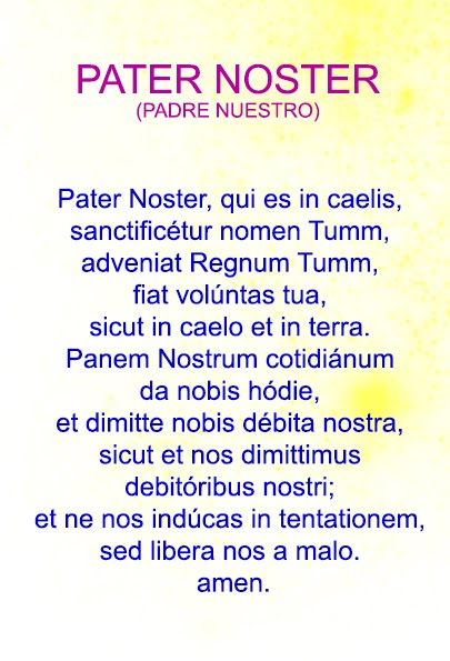 PATER NOSTER - PADRE NUESTRO EN LATIN - Tu Actitud Espiritual