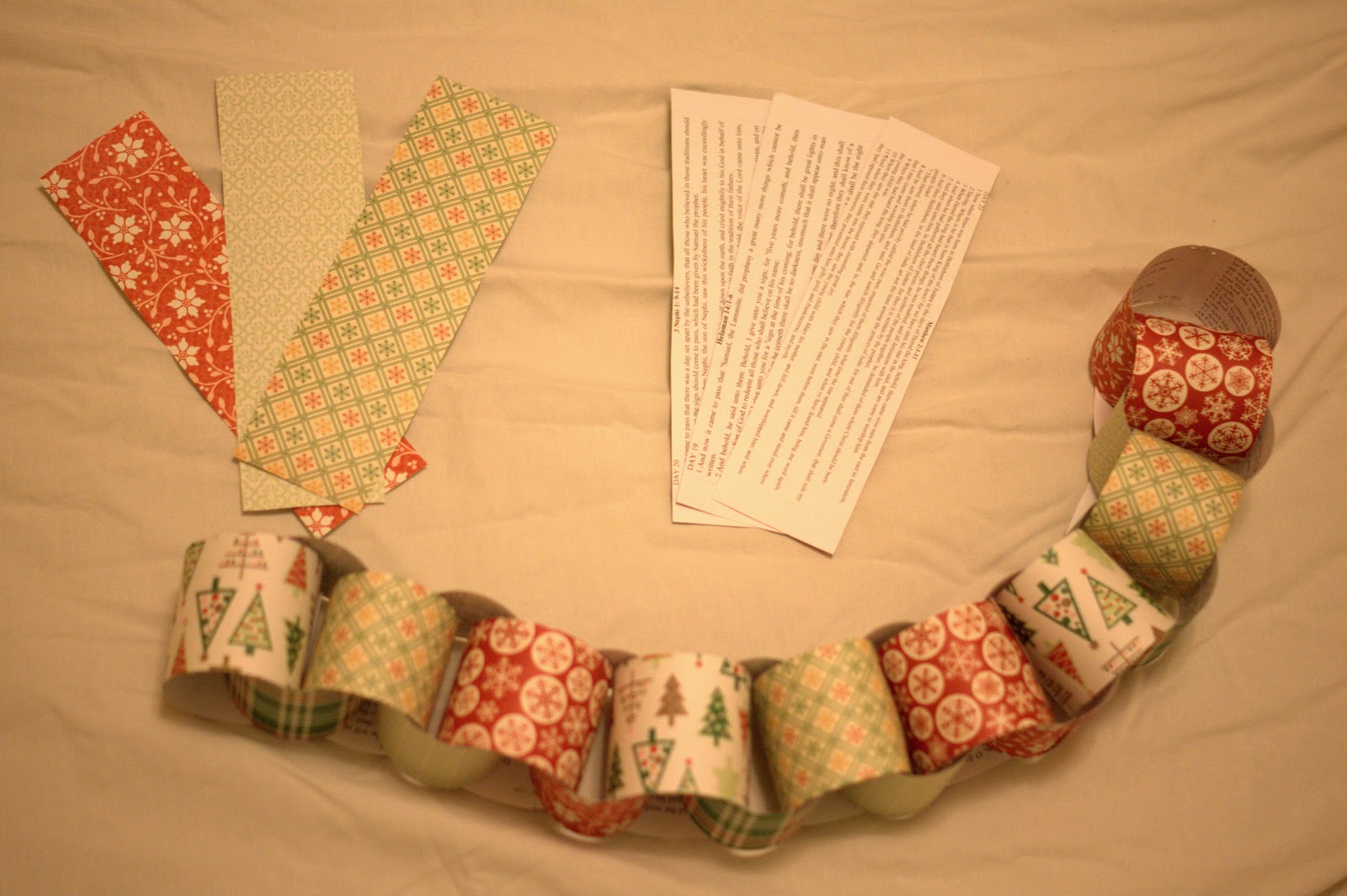 Chocolate Cake with Cream: 24 Days of Christmas Scripture Chain