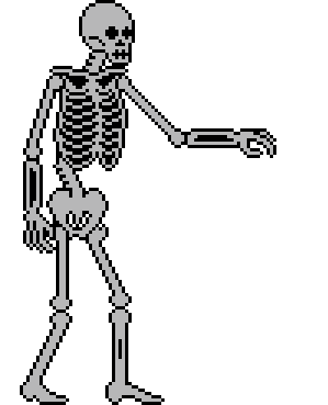 Vince Betteridge: Skeleton Pixel Art Sketch