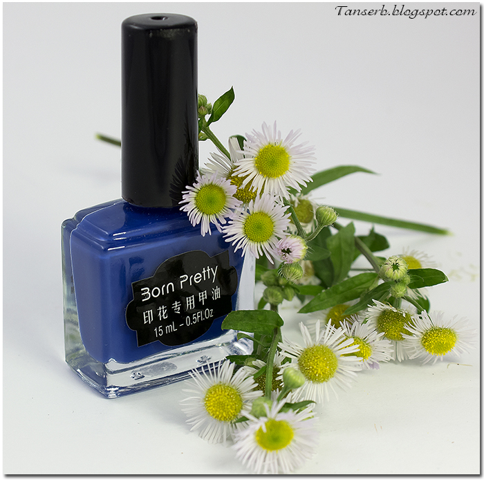Краска для стемпинга Born Pretty Nail Art Stamping Polish Dark Blue ...