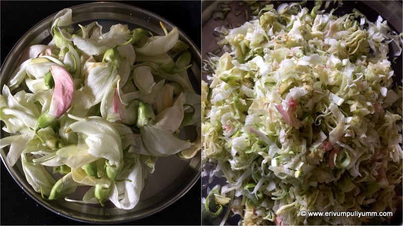 Erivum Puliyum: Agastya Poo Thoran | Agathi Poo(Flowers) Stir Fry