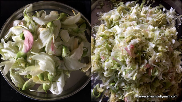 Erivum Puliyum: Agastya Poo Thoran | Agathi Poo(Flowers) Stir Fry