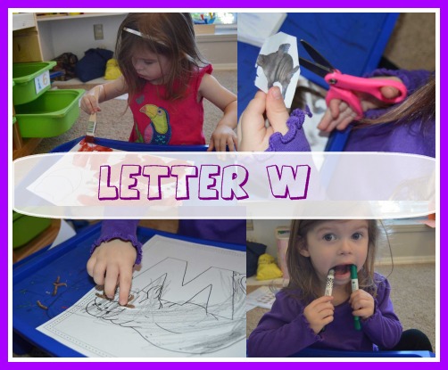 The Elliott Edition: Homeschool Letter W