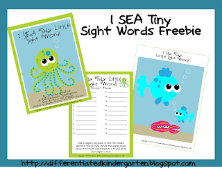 Classroom Freebies Too: I SEA a sight word freebie for you!