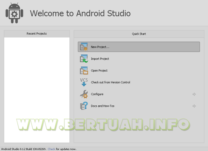 Memulai Android Studio ~ Pembelajaran Kimia
