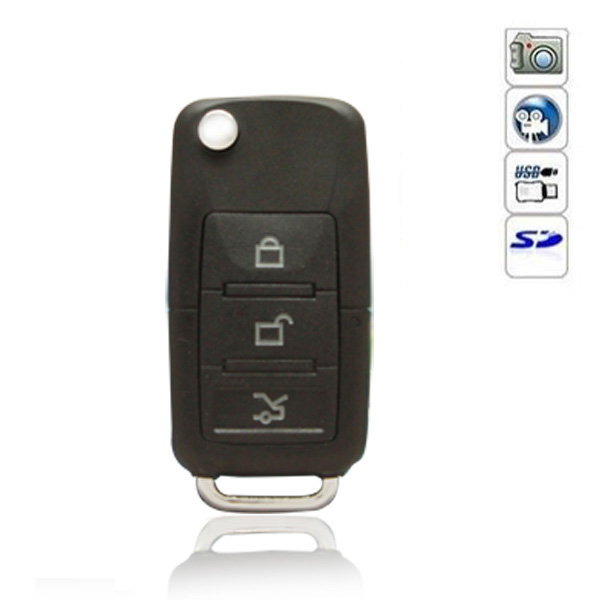 High Definition and Multi-Function Car Key Spy Camera DVR - Spy Gadgets