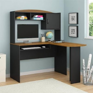 Corner Computer Desks For Small Spaces: Corner Computer Desks With Hutch