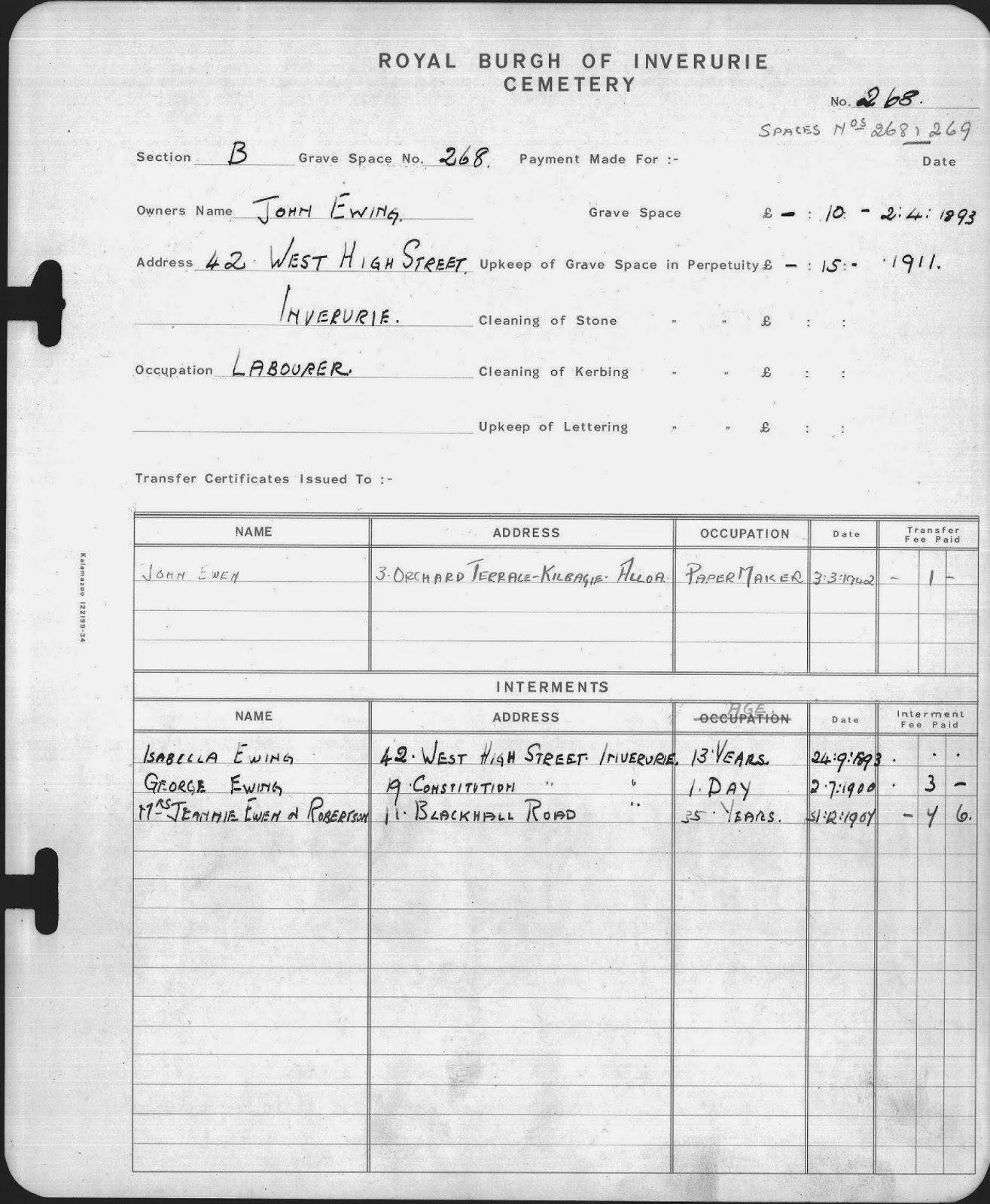 Aberdeenshire Burial Records for Family History