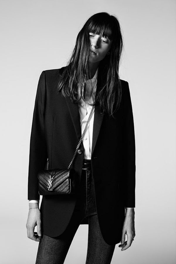 Saint Laurent Paris Pre-Fall 2015 Campaign featuring Helena Severin
