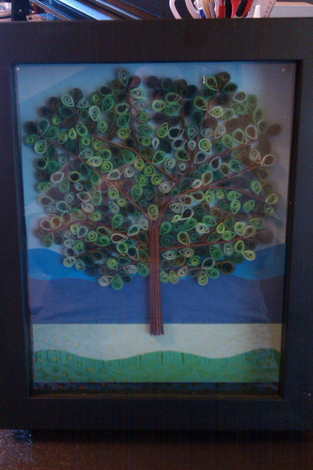 Crafty Clariangel: Latest Quilling Project: Tree!