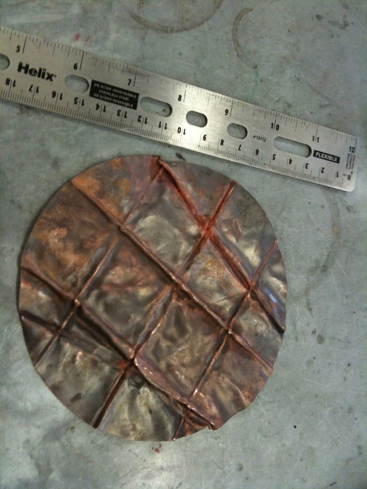 Adventures in Metal Work: Fold-forming a Copper Bowl