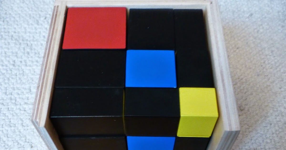 Family FECS: Montessori Activity: Trinomial Cube