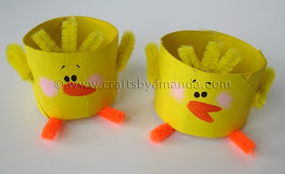 Pams Party & Practical Tips: Cardboard Chicks