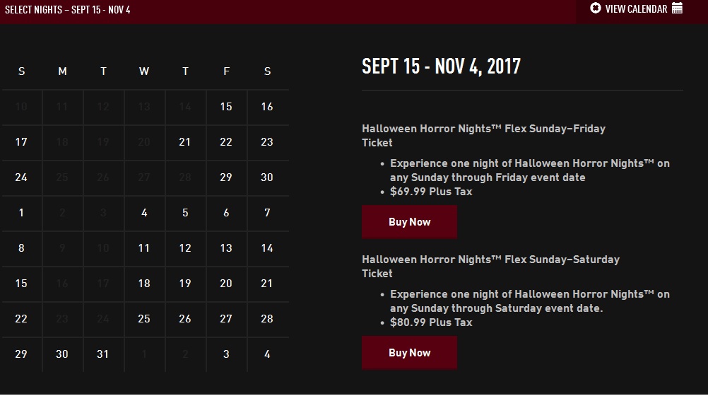 Férias na Flórida: Halloween Horror Nights 27 (HHN 27, 2017)