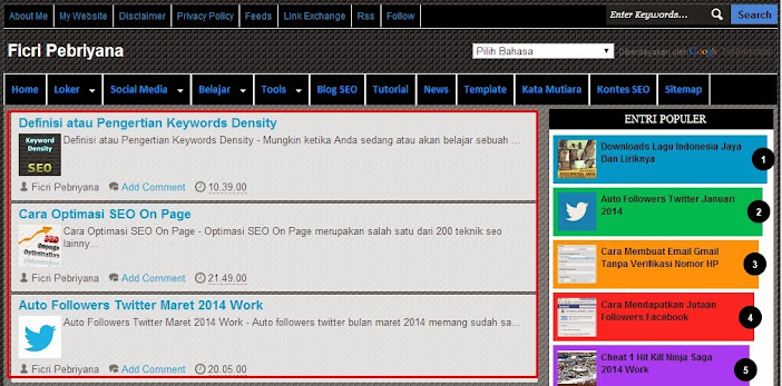 BBWhite Responsive Blogger Template Valid HTML5 dan CSS3 - BBWhite