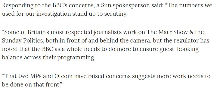 Is the BBC biased?: The Sun Doesn't Always Shine on Sunday Morning TV