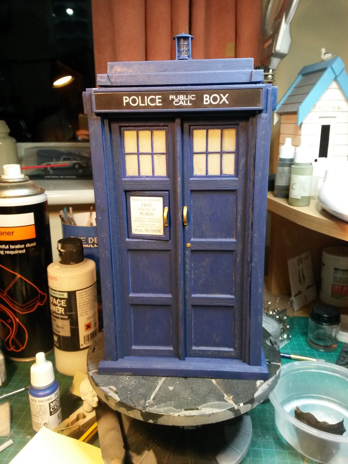 The Mechanics Modelling World: "Welcome Aboard" Dr Who's Tardis