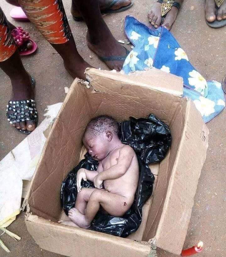 One Day Abandoned Baby Found In Anambra State