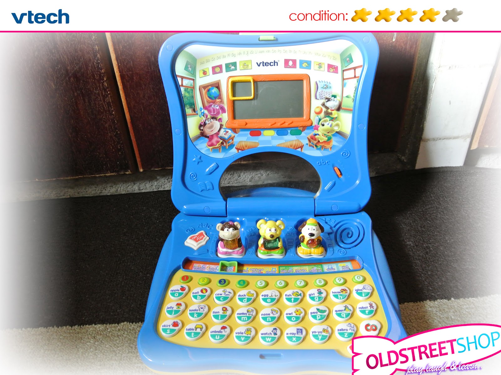 oldstreetshop: Vtech Letter Fun Laptop