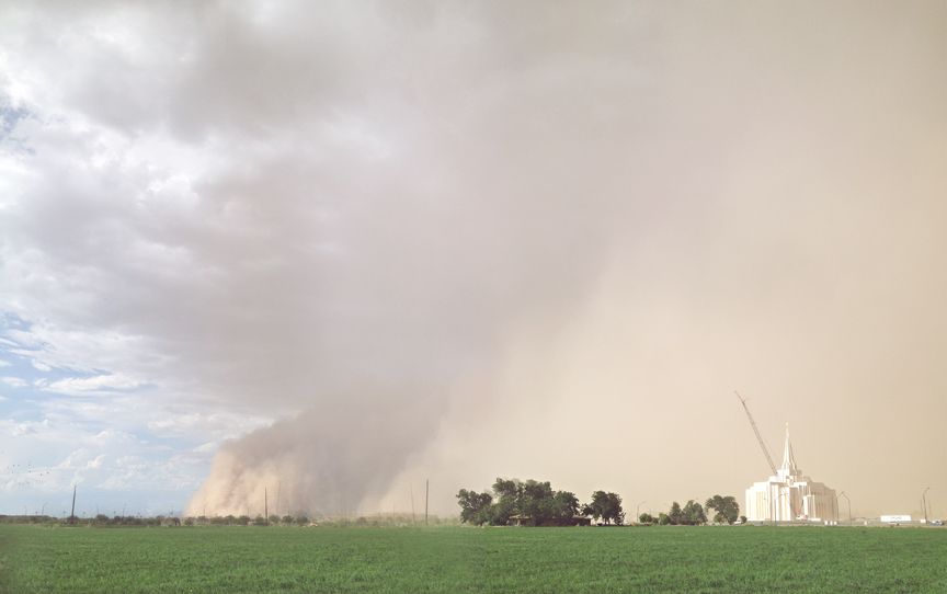 Gilbert LDS Temple: Desert Haboob
