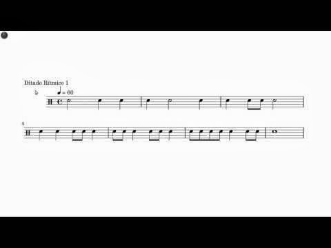 Exercícios de Ditado Rítmico