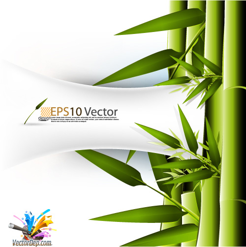 Vector Hình Nền Cây Tre - Trúc - công ty in ấn