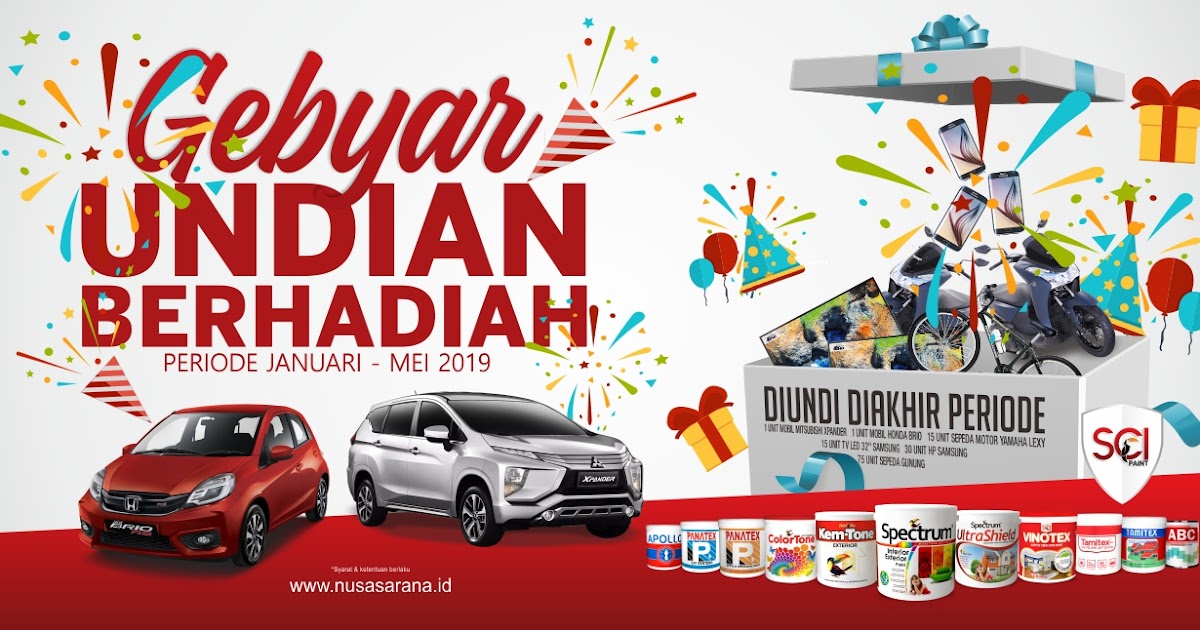 Promo Gebyar Undian Berhadiah 2019 ~ Nusa Sarana Indonesia