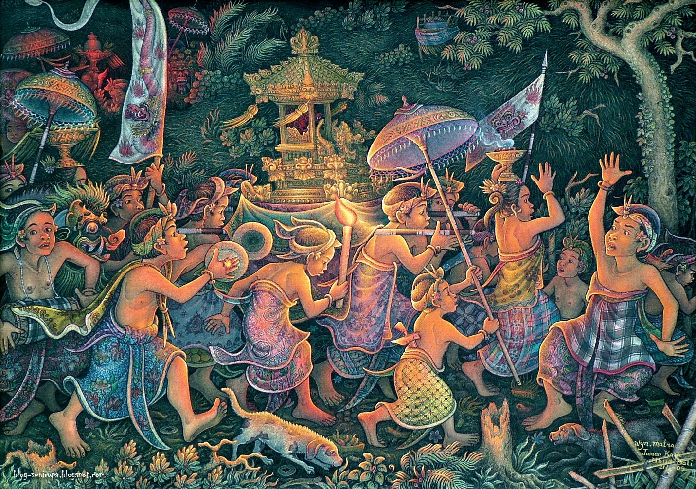 22 Gambar Karya Lukisan Bali