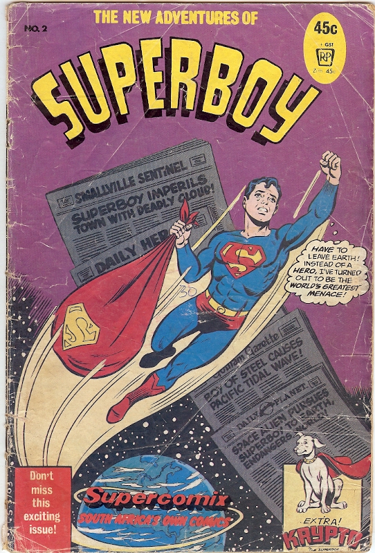 South African Comic Books: Supercomix Superboy 2