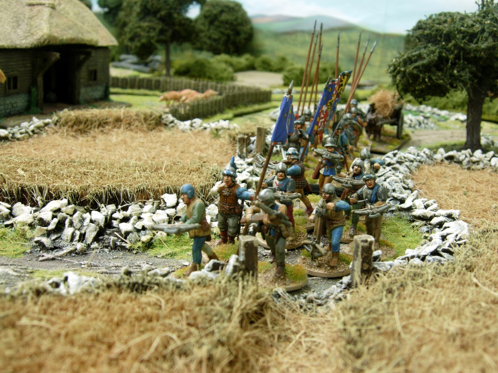 Wargaming with Silver Whistle: War of the Roses 'Sharp Practice' Game.