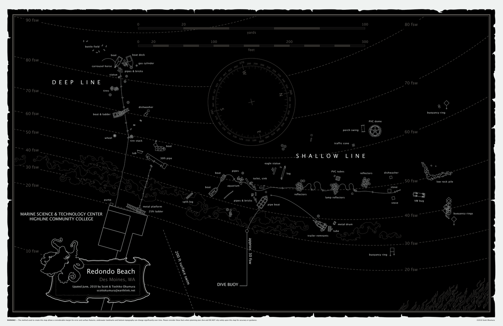 the surly diver: Map: Redondo Beach