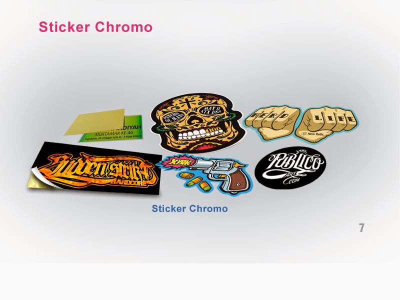 Percetakan Jatinegara: Cetak Sticker Chromo B2
