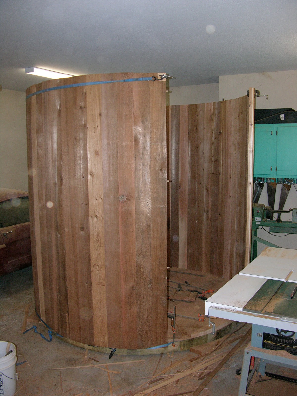 Rainbow Magic Sparkle Butterfly : Building Our Wooden Rainwater Cistern