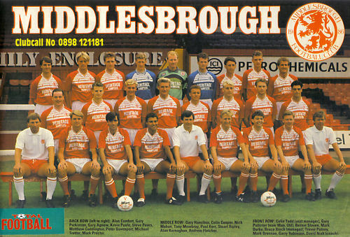 English Football Retro TV: Middlesbrough (Teams).