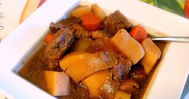 Slice of Southern: Slow Cooker Meal: Rustic Beef Stew