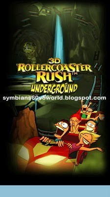 Symbian s60v5 World: Download 3D Roller Coaster Rush Underground for Symbian^3 & Symbian s60v5