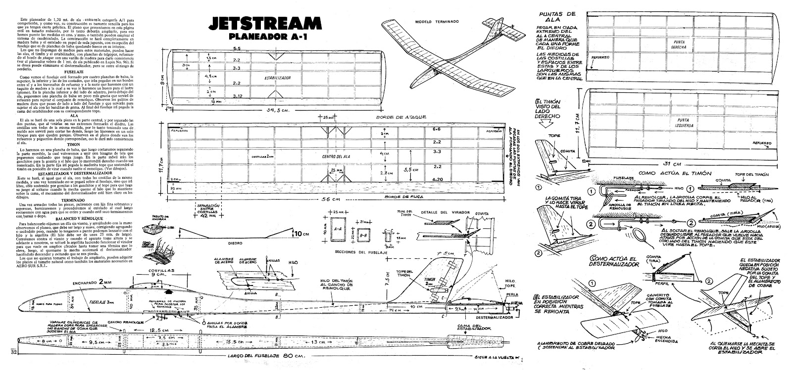 Volar Libremente - Free Flight Gliders: JETSTREAM Nordic A 1.1962