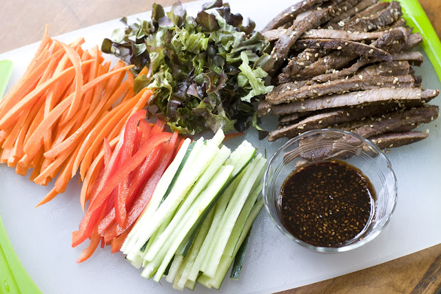 Simply Gourmet: Steak Spring Roll with Red Wine Reduction