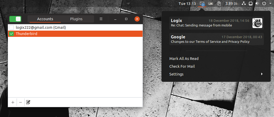 Gnome Email Notifications App Mailnag 1.3 Adds Support For Mbox and ...