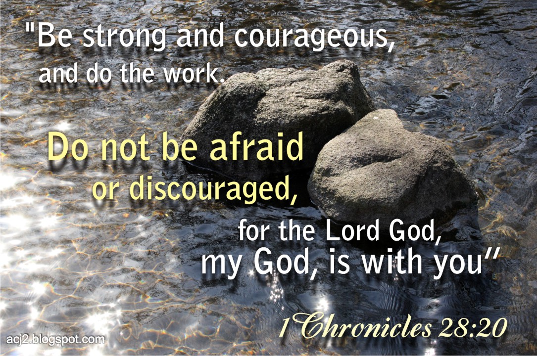 1 Chronicles 28:20 | Ric's Inspirational Verses