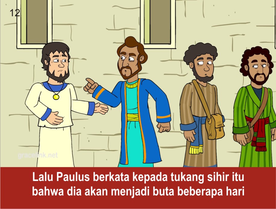 Komik Alkitab Anak: Paulus dan Barnabas Bekerja Sama