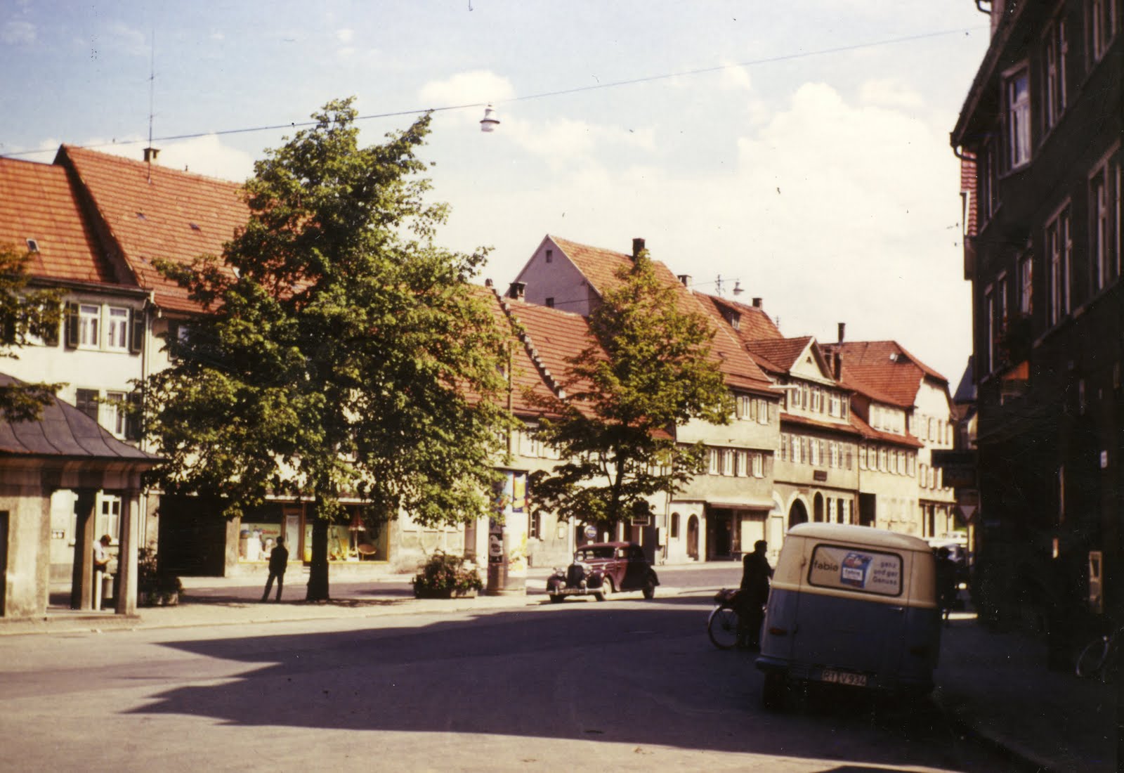 Pfullingen: 1966: Am Lindenplatz in Pfullingen