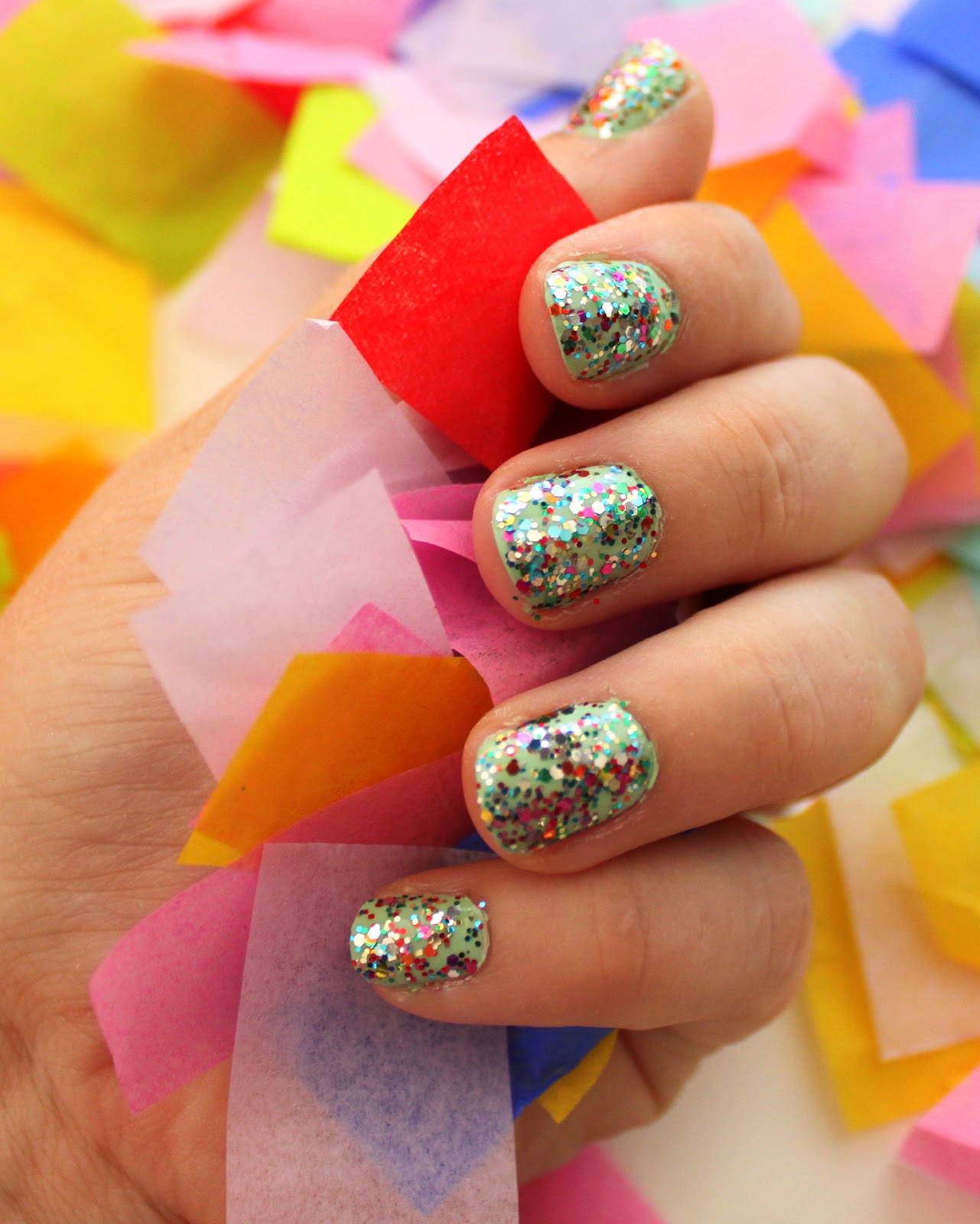 Here Comes The Fun: Mint Chip With Rainbow Sprinkles