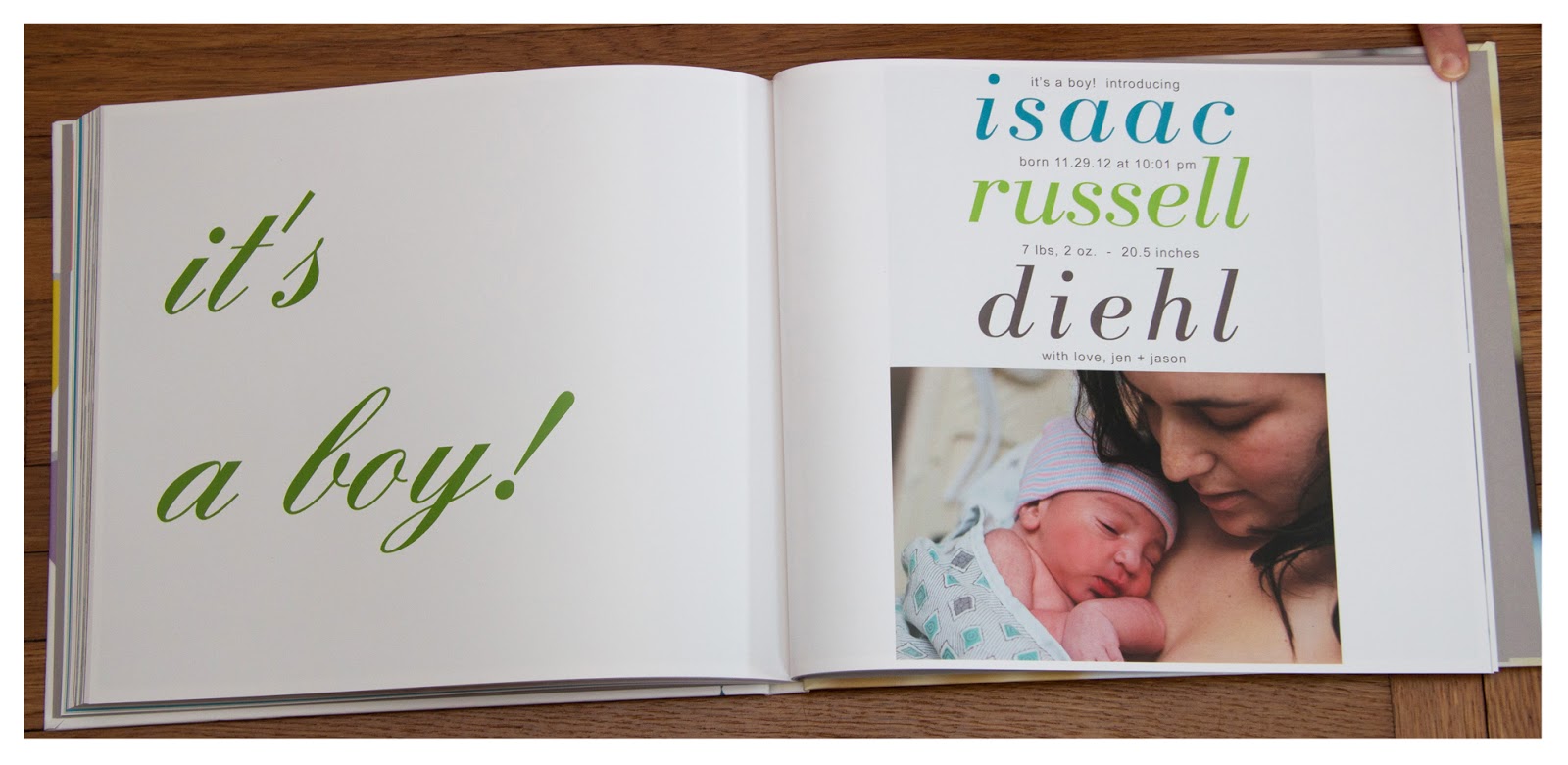 Ritzy Rosebud: DIY Baby Book
