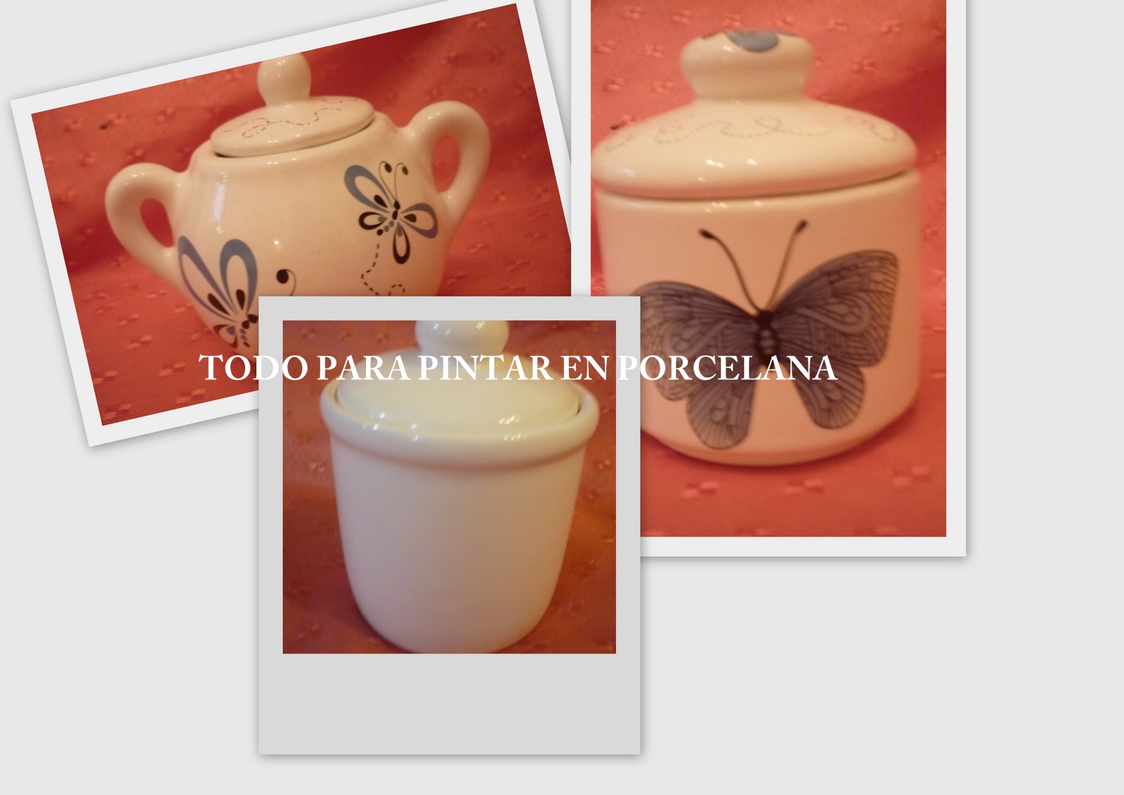 Todo para pintar en porcelana: Piezas de porcelana y cerámica blanca