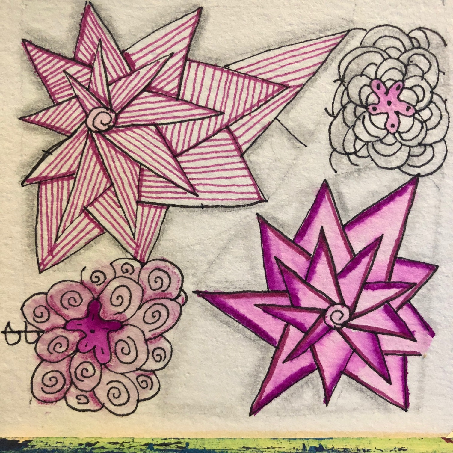 Tickled To Tangle: "It's a String Thing" #241 Tiles