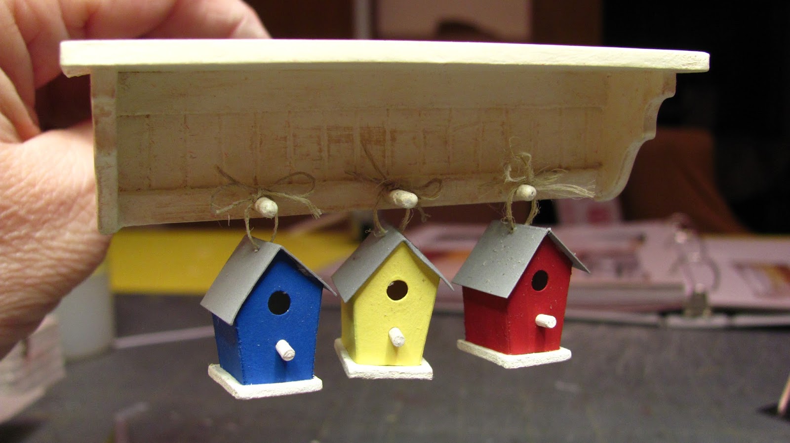 Dollhouse Miniature Furniture - Tutorials | 1 inch minis: BIRDHOUSE ...